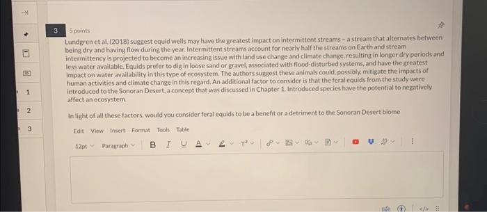 Solved 5 points Lundgren et al, (2018) suggest equid wells | Chegg.com