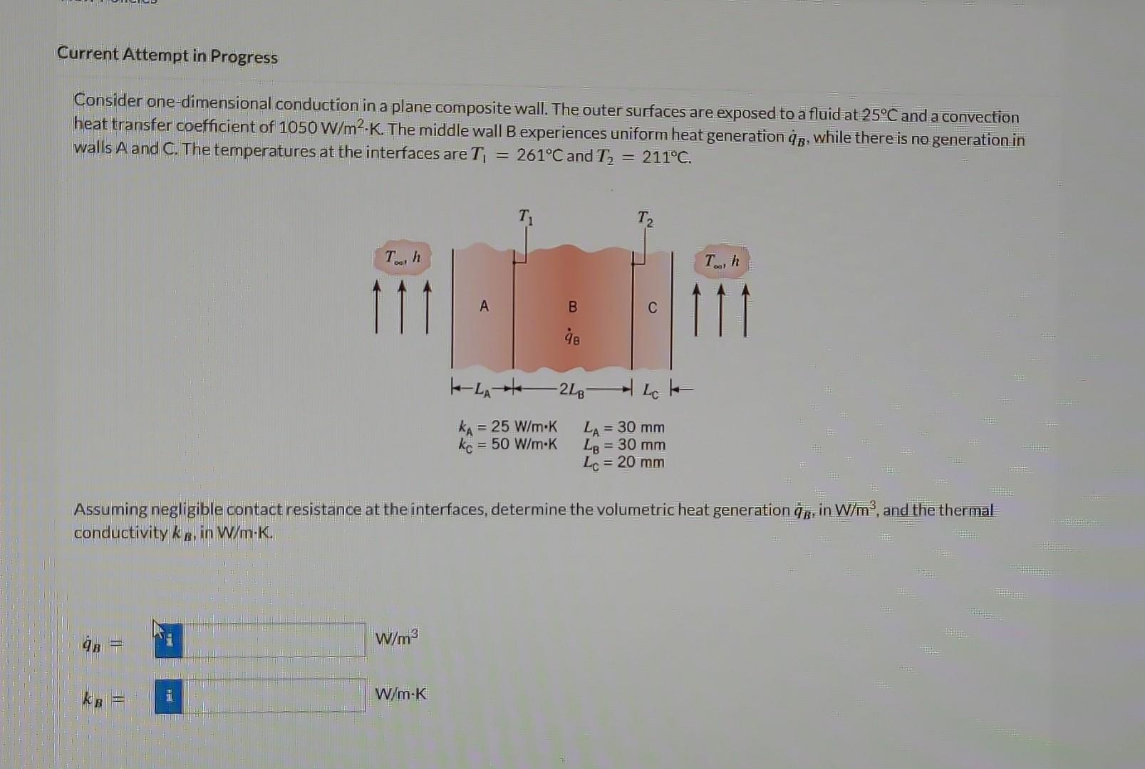 Solved Consider one-dimensional conduction in a plane | Chegg.com