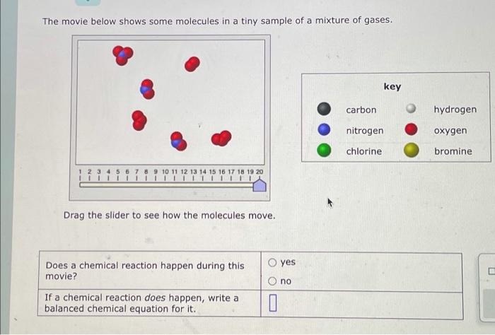 Solved The movie below shows some molecules in a tiny sample | Chegg.com Solved The movie below shows some molecules in a tiny sample | Chegg.com