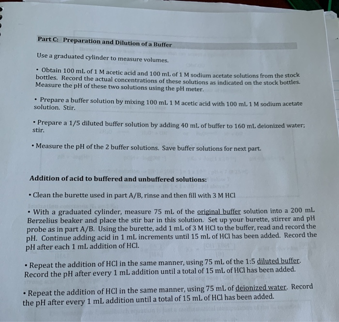 Solved Solution Measured pH Theoretical pH* Stock sodium | Chegg.com