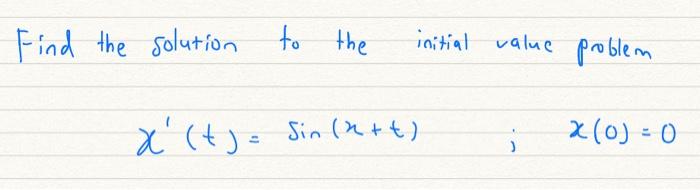 Solved I'm confused about how to seperate the variables | Chegg.com
