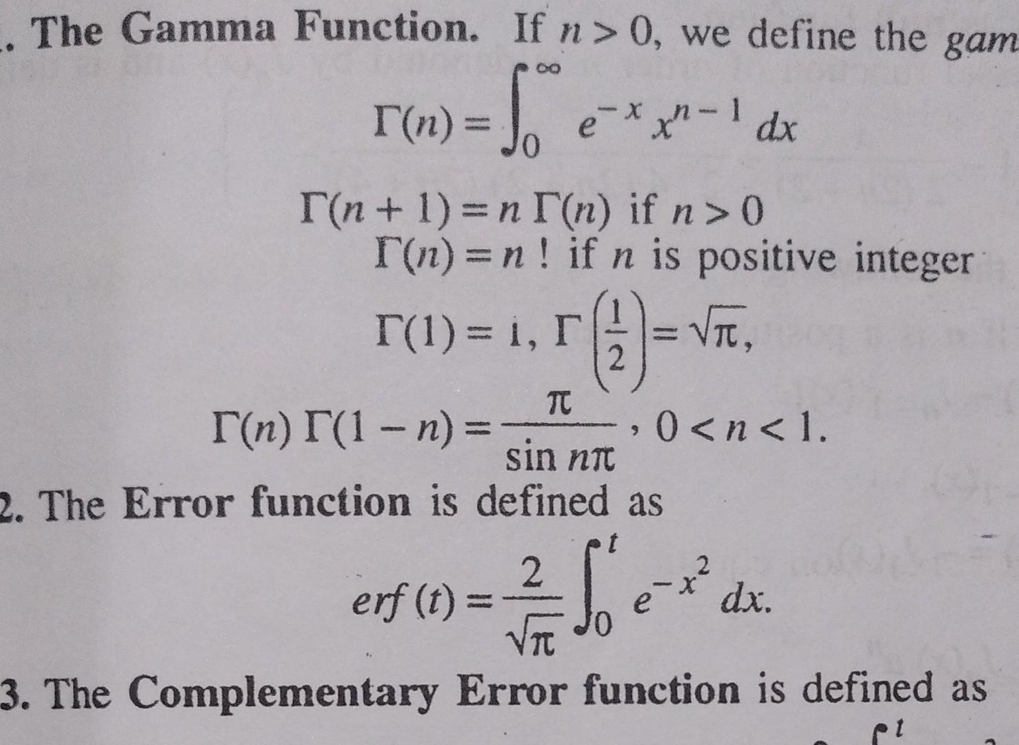 Solved I. Recurrence formula for J,(x): (1) xJ₁'(x) = nJn | Chegg.com