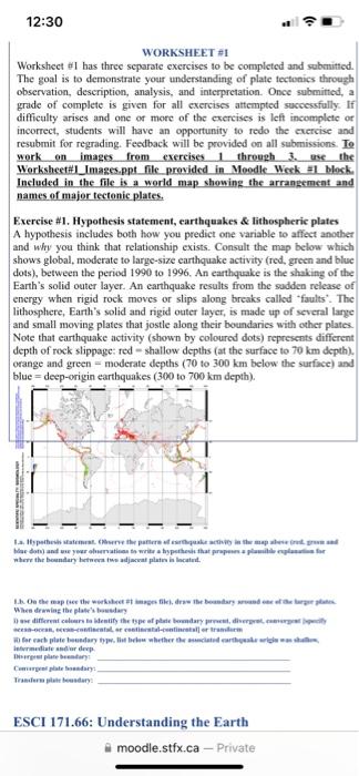 Solved WORKSHEET #1 Worksheet it has three separate | Chegg.com