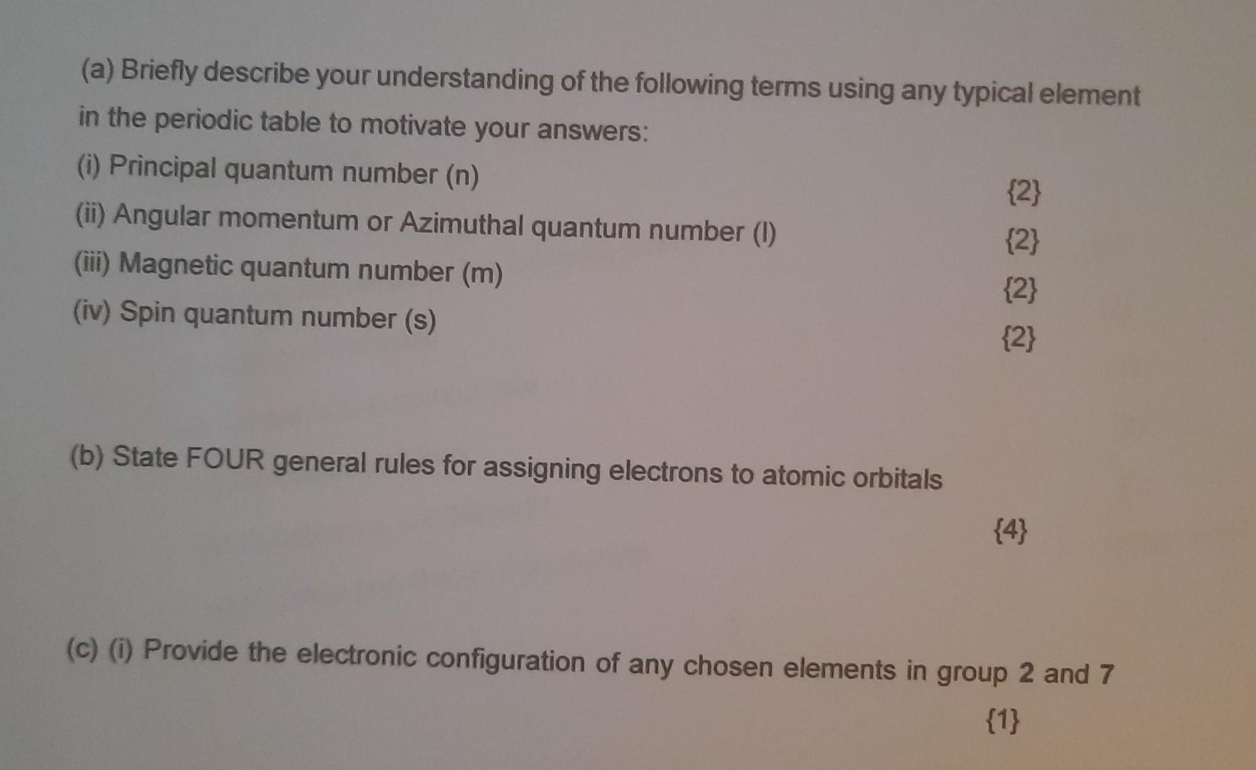 Solved (a) Briefly describe your understanding of the | Chegg.com