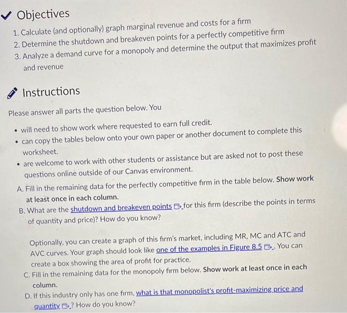 Solved Objectives 1. Calculate (and optionally) graph | Chegg.com