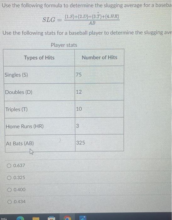 Solved Use the following formula to determine the slugging | Chegg.com