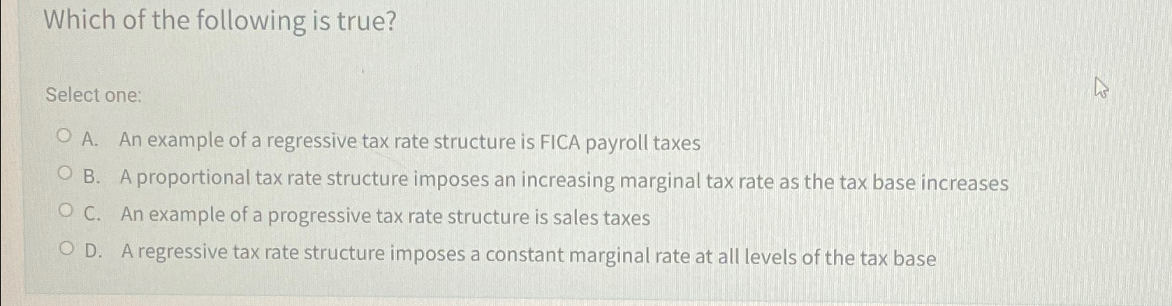 Solved Which of the following is true?Select one:A. ﻿An | Chegg.com