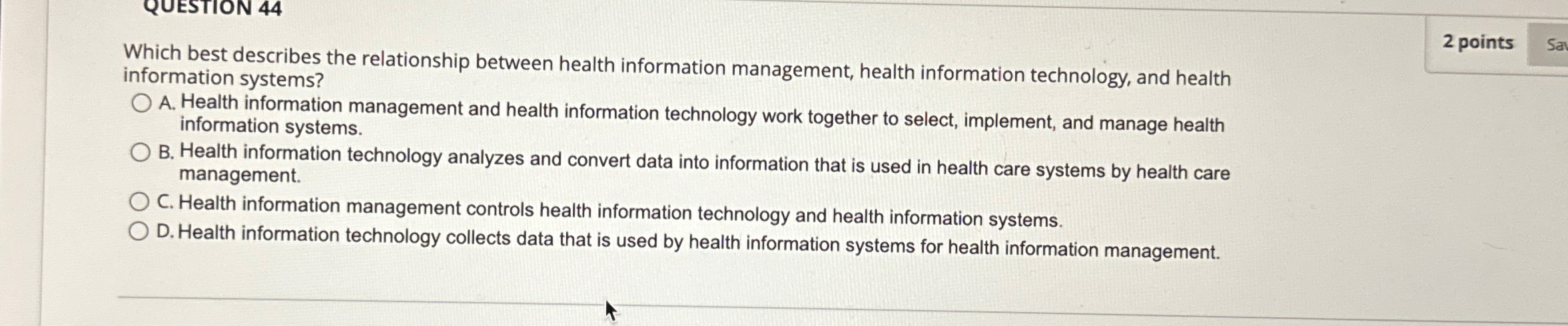 Solved Which best describes the relationship between health | Chegg.com