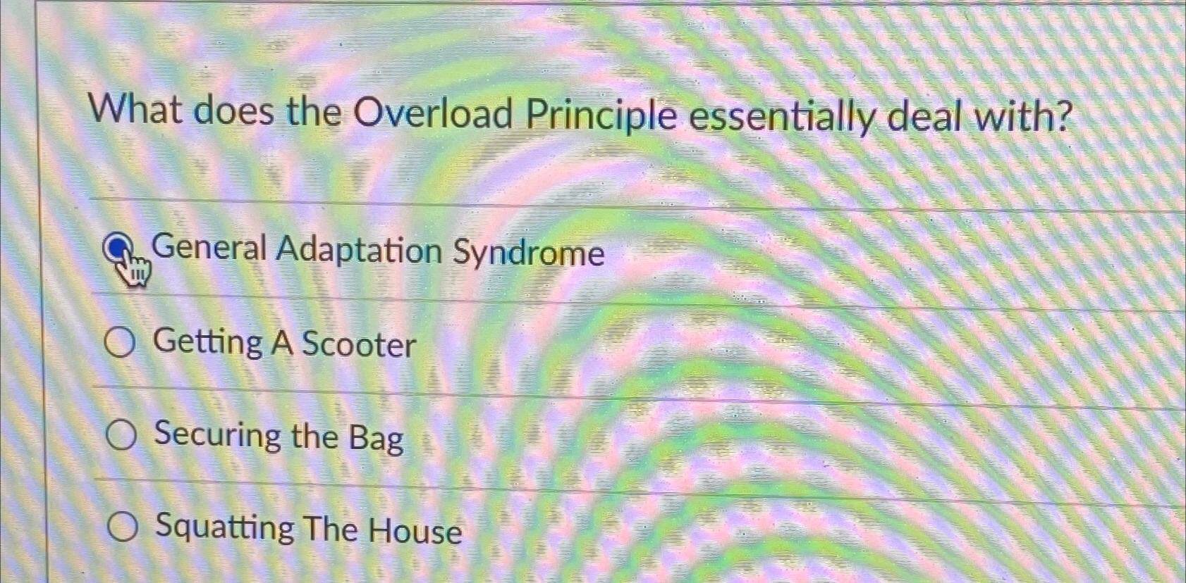 Solved What does the Overload Principle essentially deal | Chegg.com