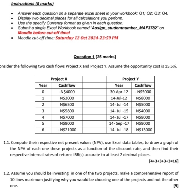 Solved Instructions (5 ﻿marks)Answer each question on a | Chegg.com
