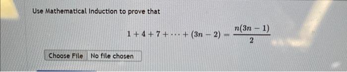 Solved Use Mathematical Induction to prove that | Chegg.com