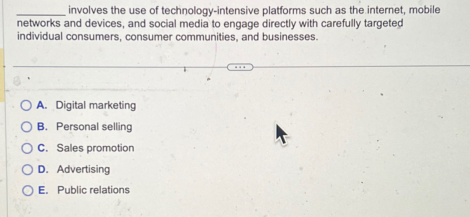 Solved q, ﻿involves the use of technology-intensive | Chegg.com