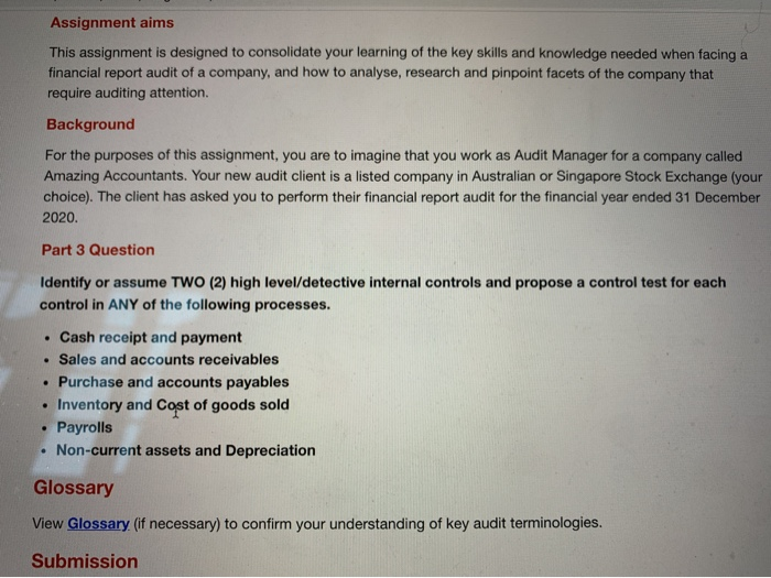 Solved Assignment aims This assignment is designed to | Chegg.com