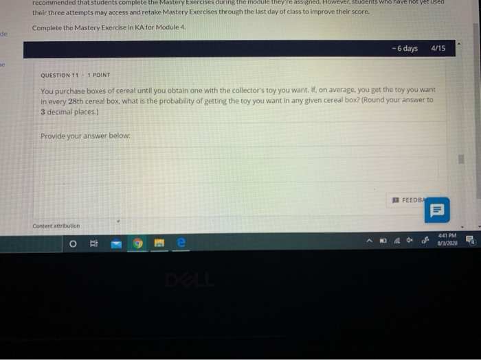 Solved: QUESTION 6.1 POINT A Weighted Coin Has Probability... | Chegg.com