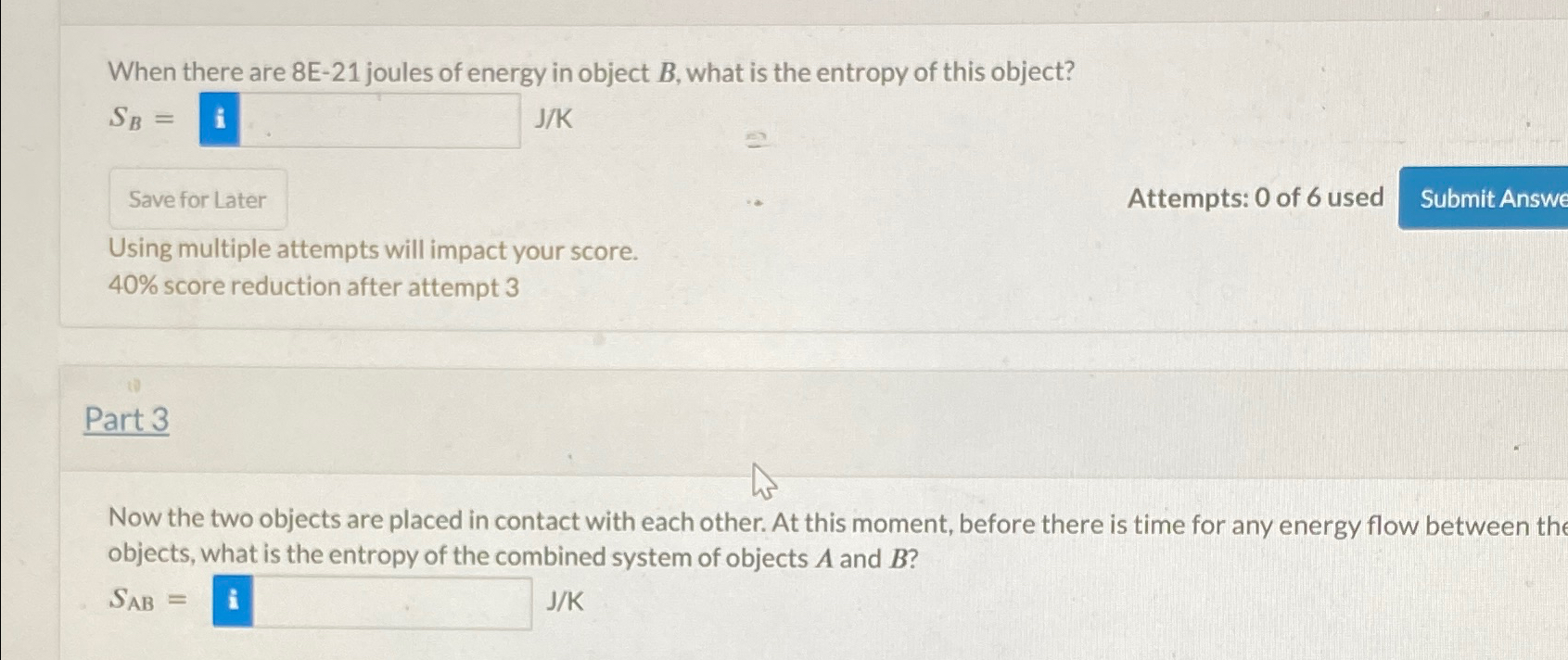 Solved Object A and object B ﻿are two identical microscopic | Chegg.com