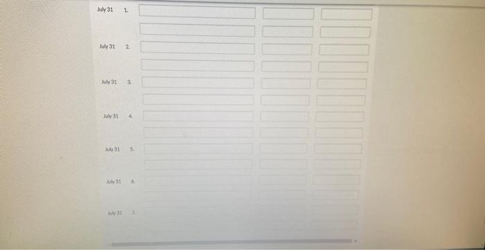 Solved it the end A Aditional information for adjusting | Chegg.com