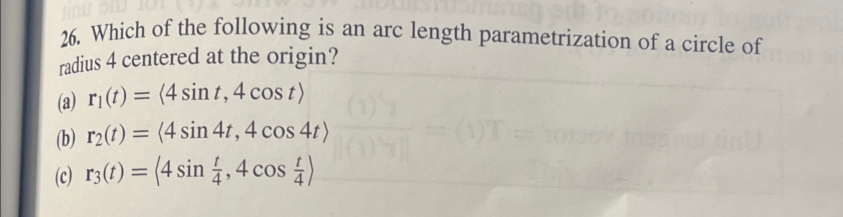 Solved Which of the following is an arc length | Chegg.com