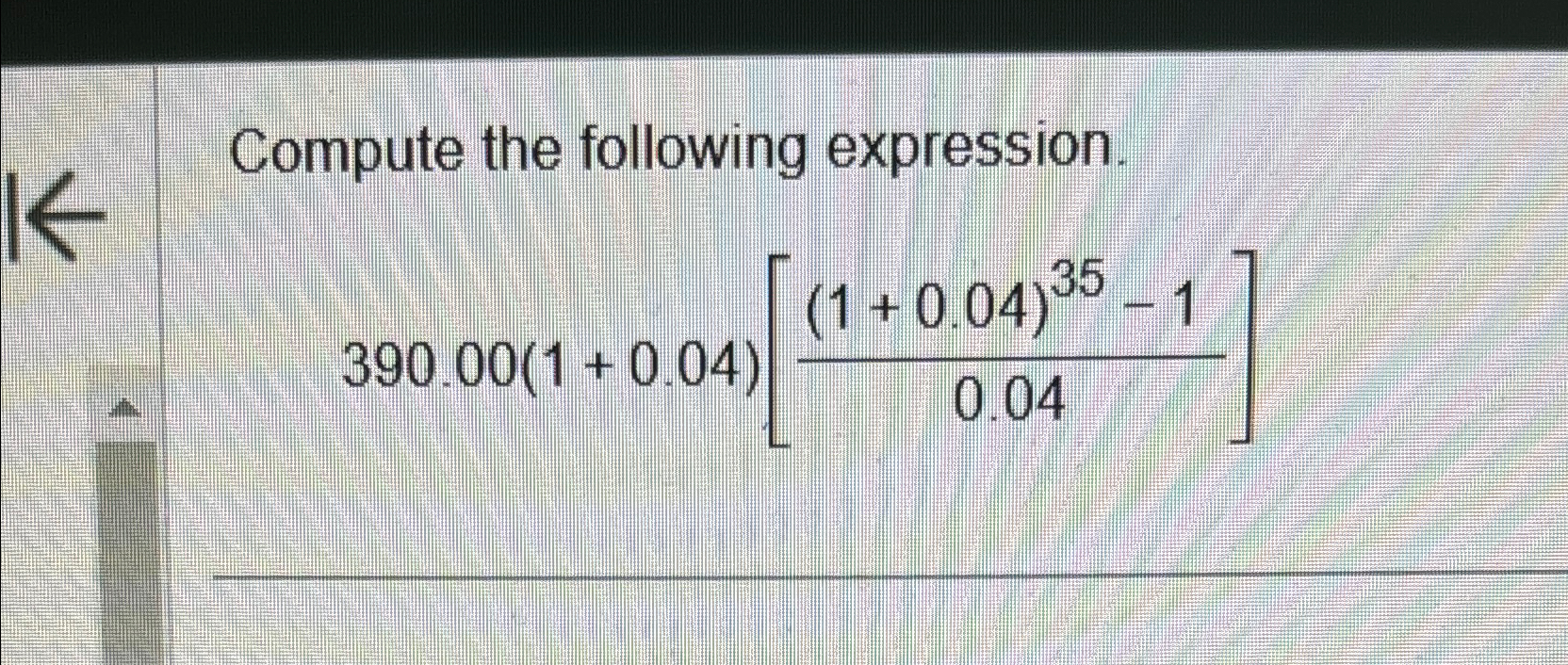 Solved Compute the following | Chegg.com