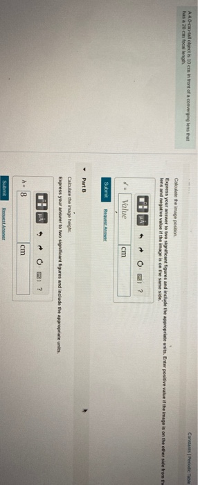 Solved A 40-cm-all object is 10 cm in front of a converging | Chegg.com