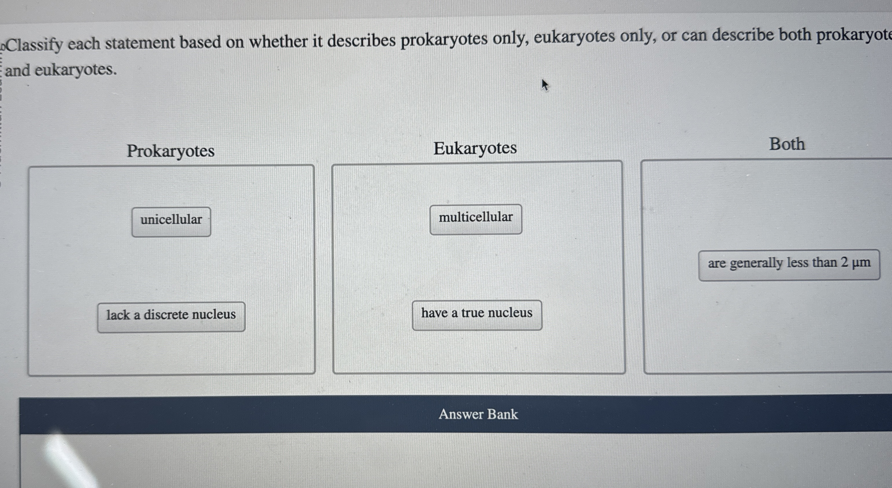?Classify ﻿each statement based on whether it | Chegg.com