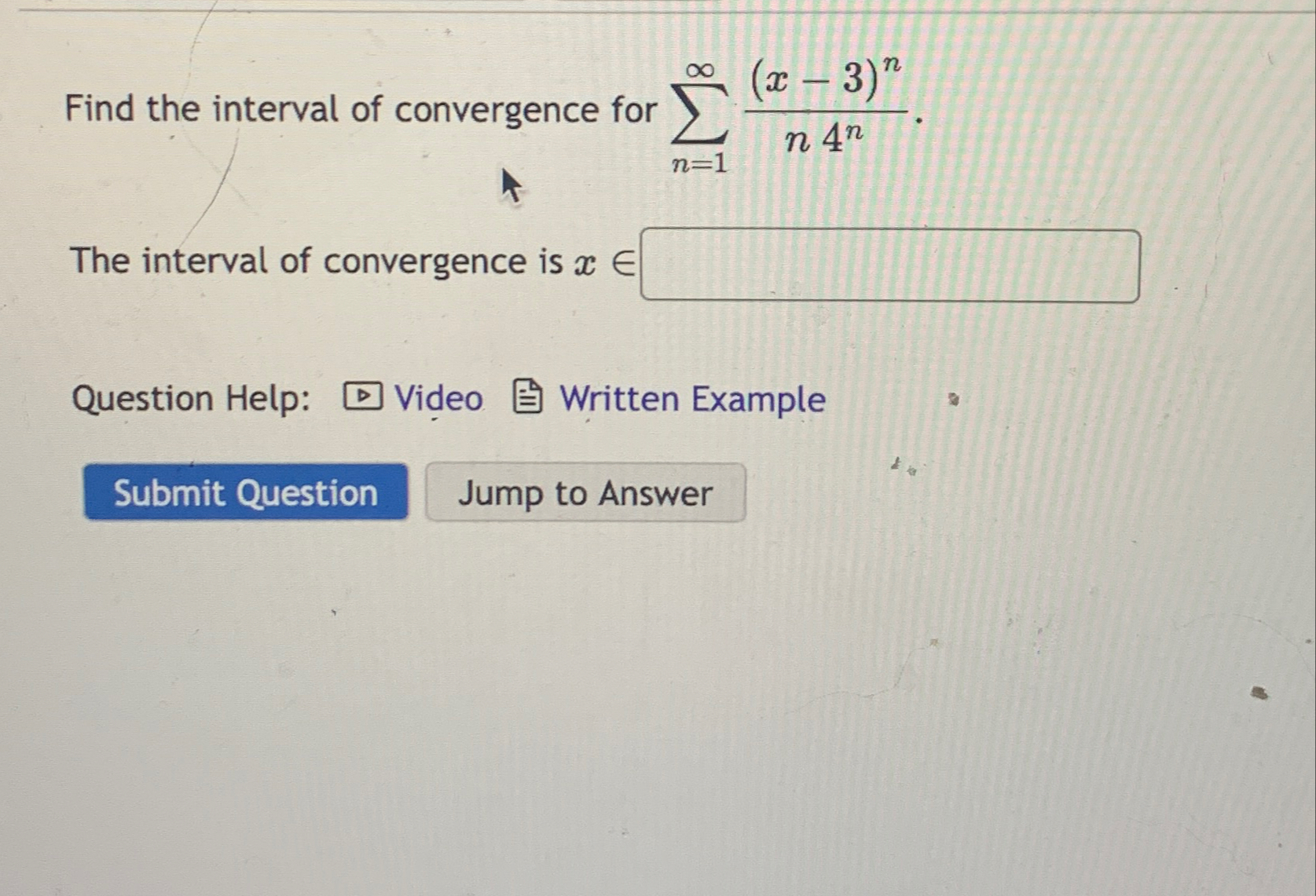 Solved Find the interval of convergence for | Chegg.com