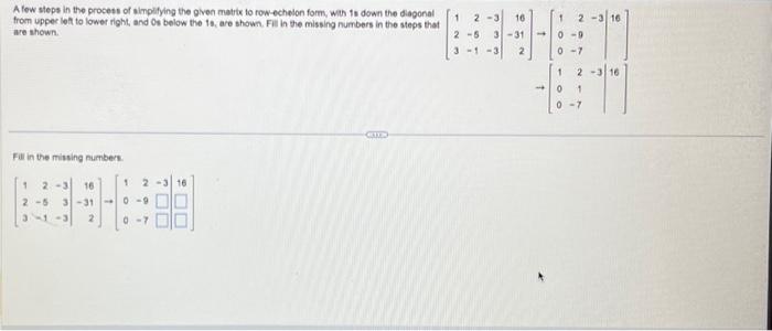 Solved A few steps in the process of simplifying the given | Chegg.com