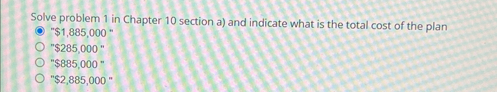 Solved Solve problem 1 ﻿in Chapter 10 ﻿section a) ﻿and | Chegg.com