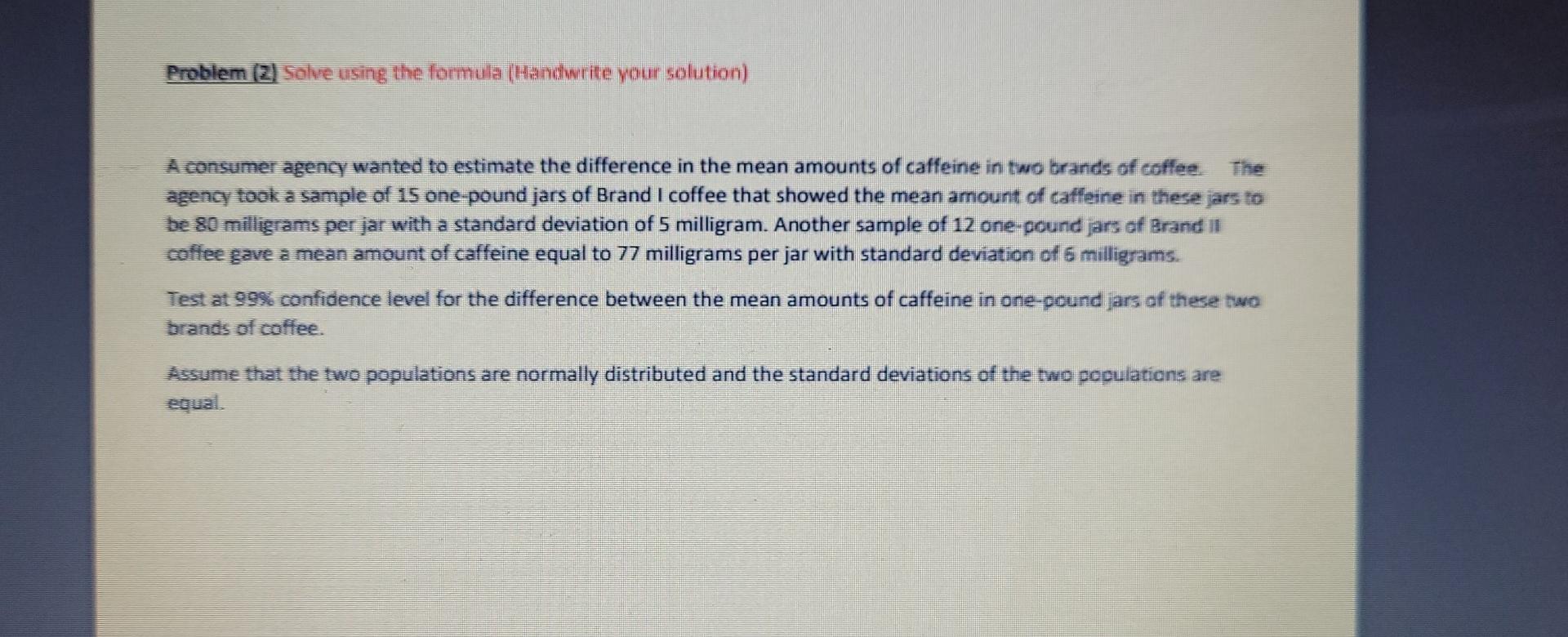 Solved Assignment 10: Inferences Based on Two Samples | Chegg.com