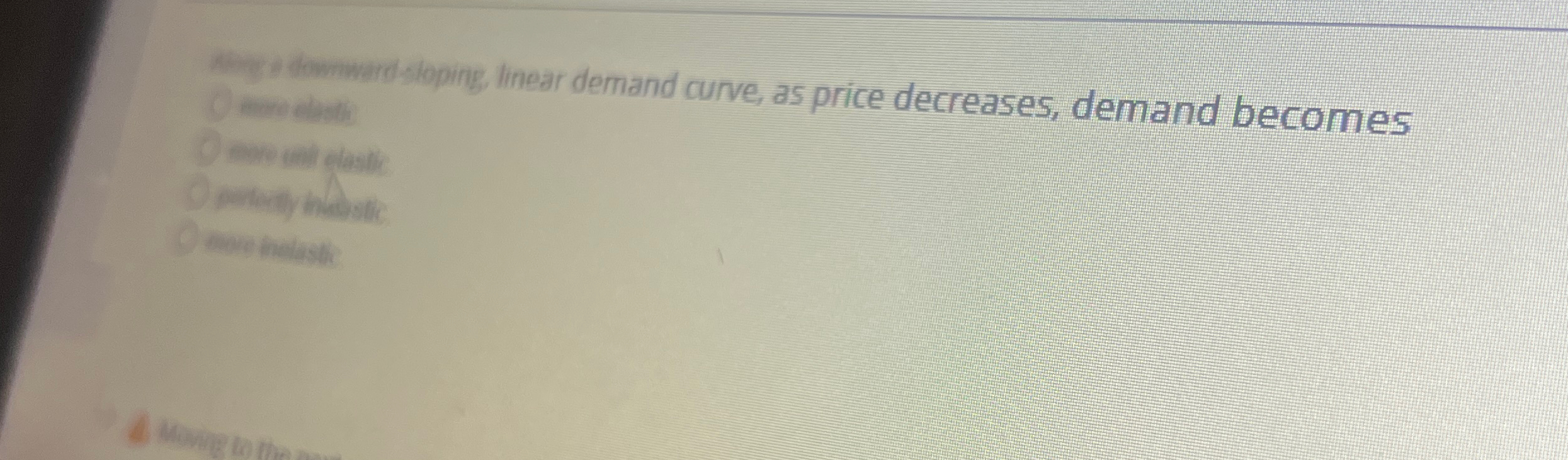Solved Along a downward -sloping, linear demand curve, as | Chegg.com