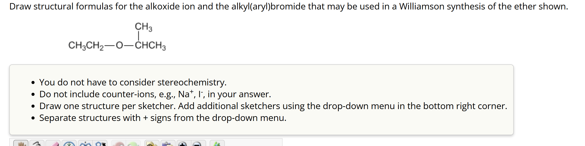 Solved Draw structural formulas for the alkoxide ion and the | Chegg.com