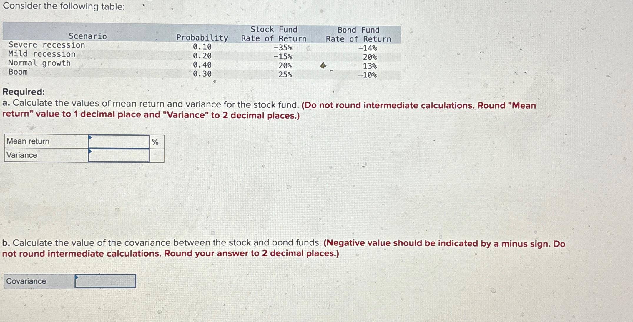 Solved Consider the following table:\table[[,,Stock | Chegg.com