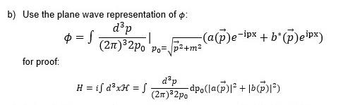 Solved he Lagrangian of a free and complex Klein-Gordon | Chegg.com