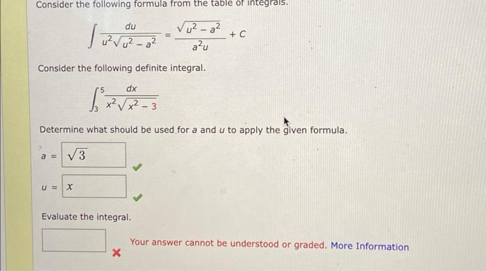 Solved Consider the following formula from the table of | Chegg.com