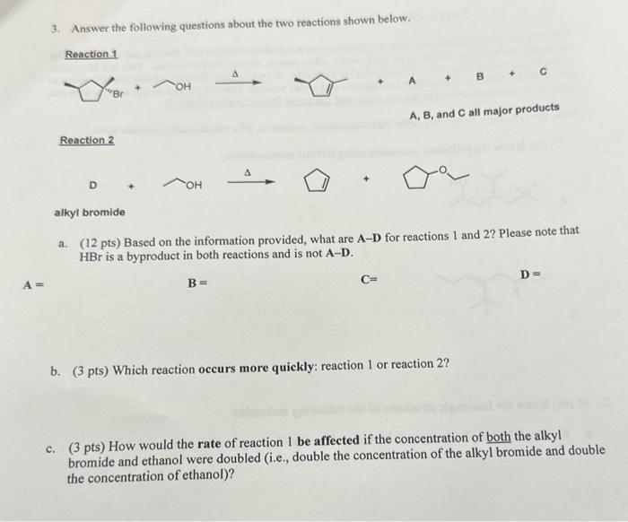 Solved 3. Answer the following questions about the two | Chegg.com