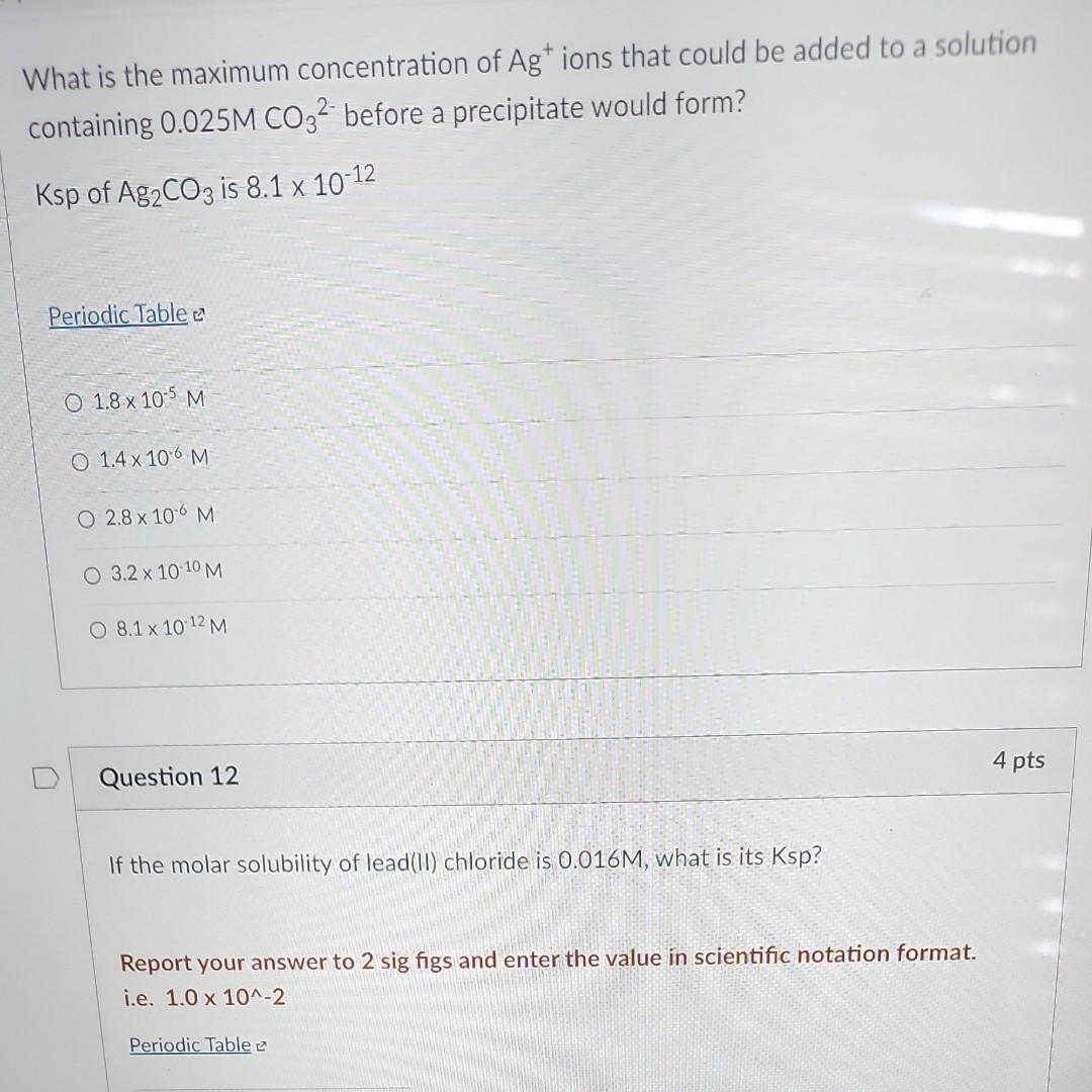 Solved Calculate the molar solubility of PbCl2 in a 0.15M | Chegg.com