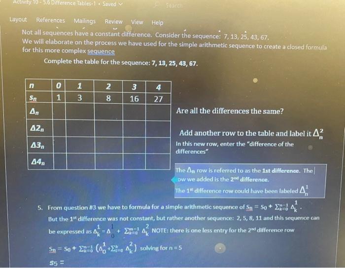 Solved Layout References Mailings Review View Help Not all | Chegg.com