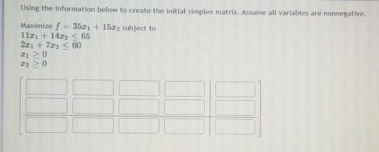 Solved Using the information below to create the initial | Chegg.com