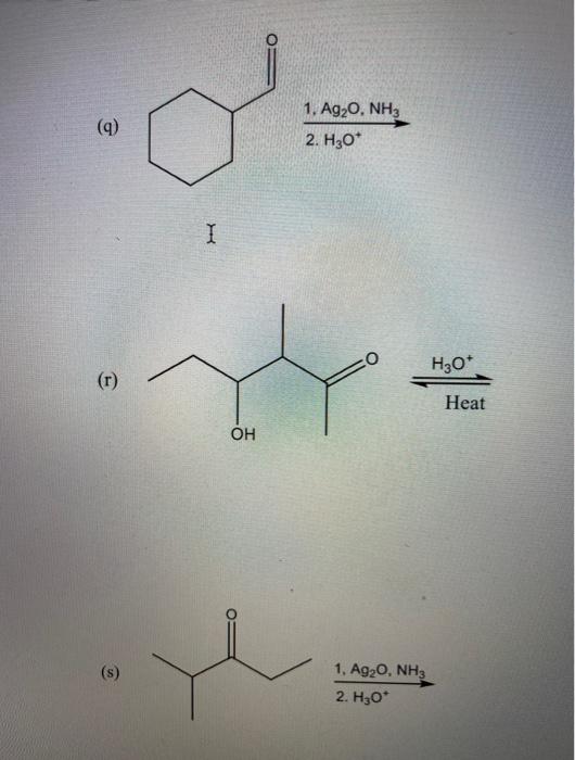 Solved СІ, А HCI/H2O B (n) NaBH4 IPA (9) 1. Ag2O, NH3 2. | Chegg.com