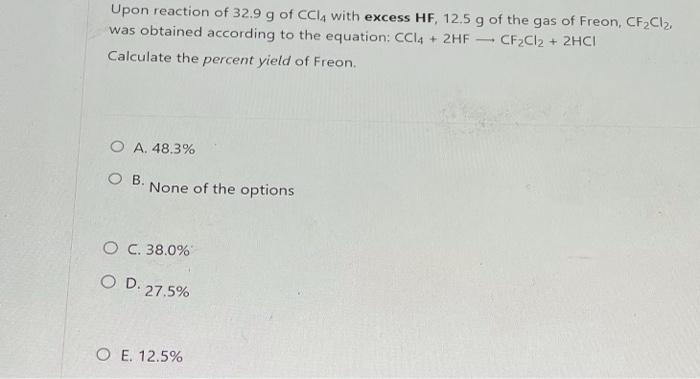 Solved Calculate the density of Freon 12,CF2Cl2, at 30.0∘C | Chegg.com