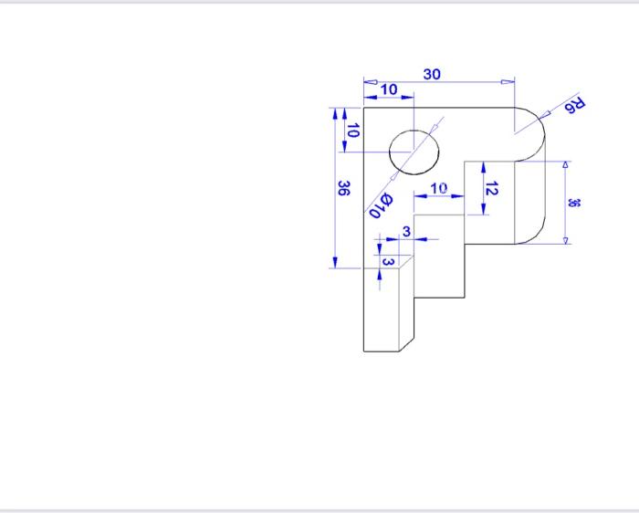 Solved draw orthographical projection in autocade | Chegg.com Solved draw orthographical projection in autocade | Chegg.com