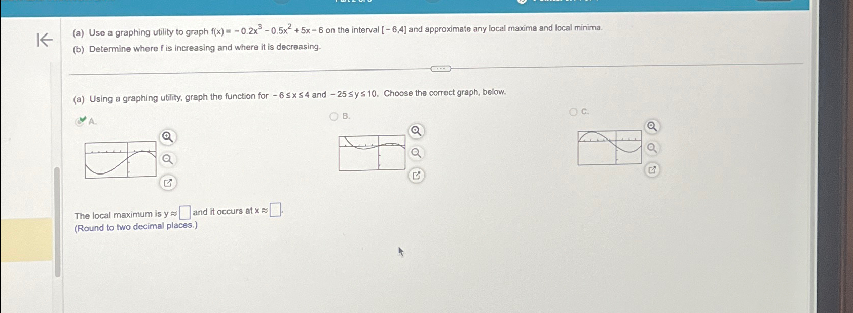 Solved (a) ﻿Use a graphing utility to graph | Chegg.com