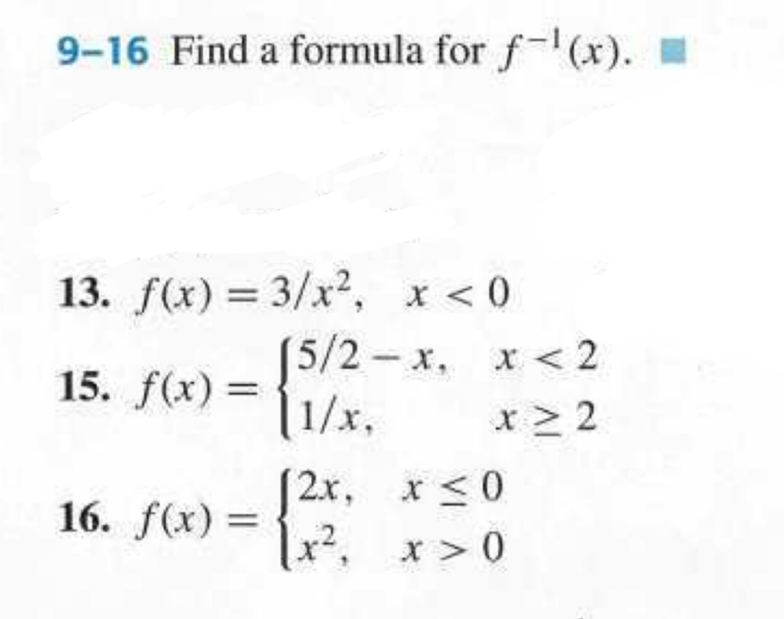 Solved 9-16 ﻿Find a formula for | Chegg.com
