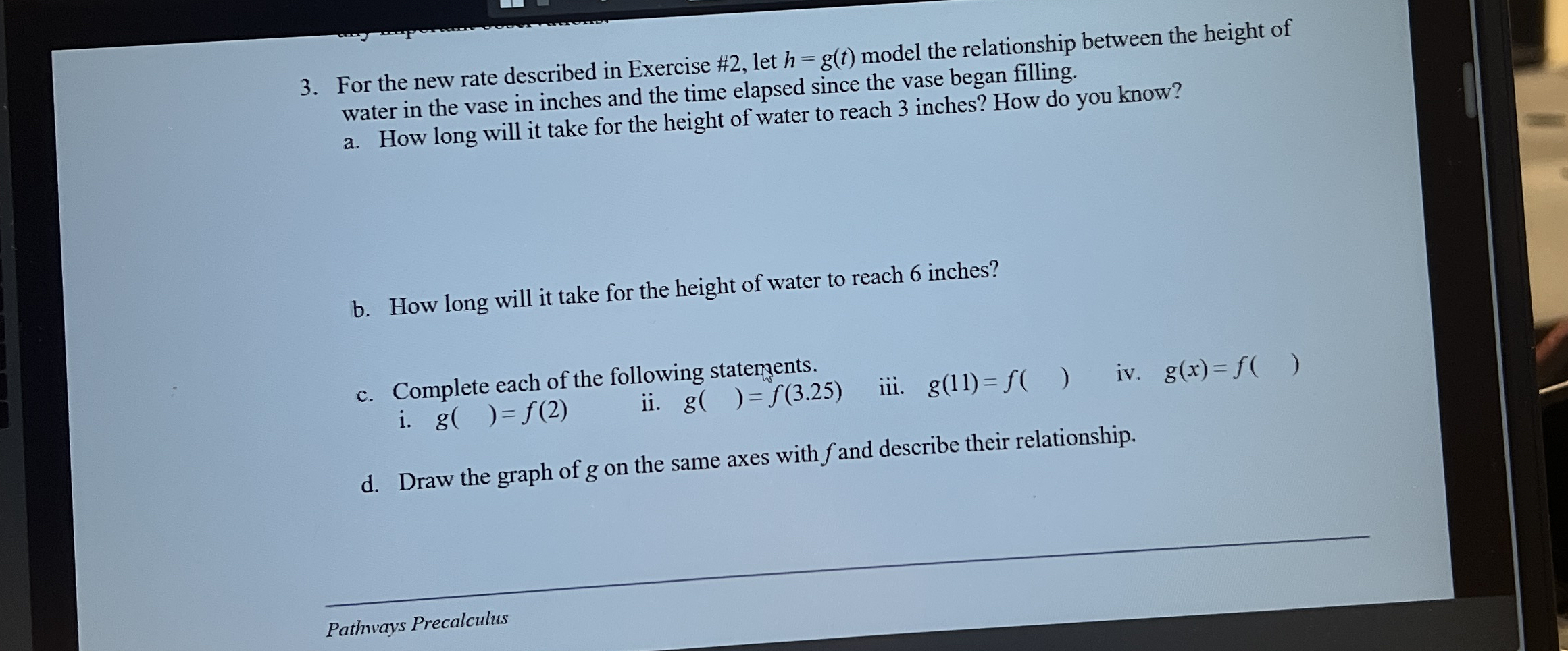 For the new rate described in Exercise #2, ﻿let | Chegg.com