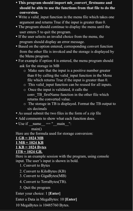 Solved Question 1 ( 100 points) Menu Program Write a Python | Chegg.com