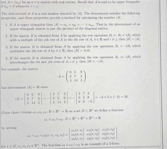 Solved For any 1-forms ω1,ω2 we have ω1∧ω2∧ω1=0 For any 1 | Chegg.com