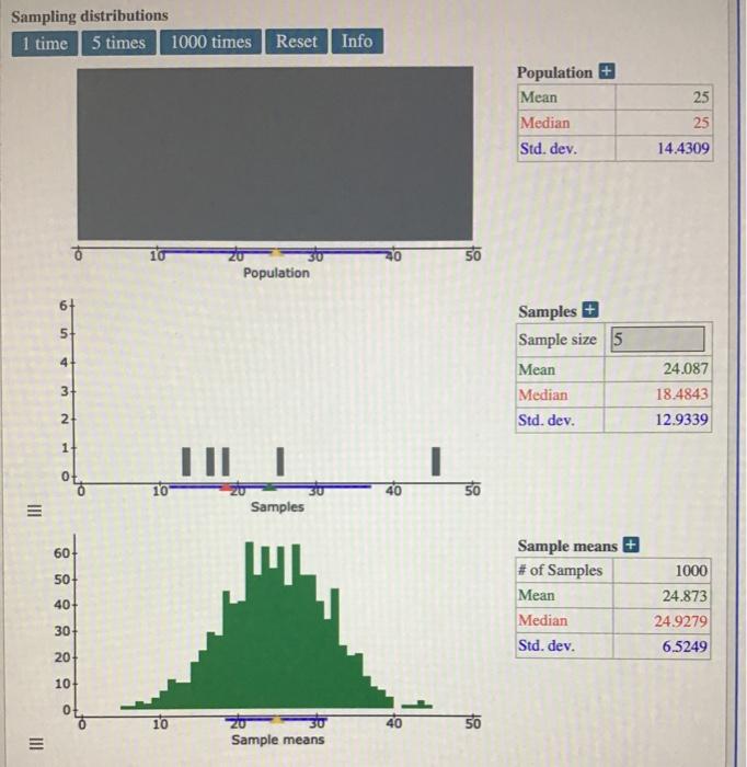 Solved please calculate the theoretical mean and standard | Chegg.com