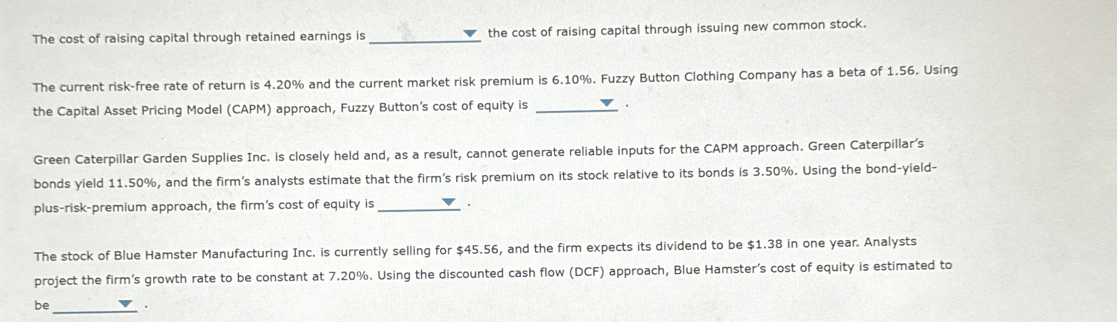 Solved by an EXPERT The cost of raising capital through retained ...