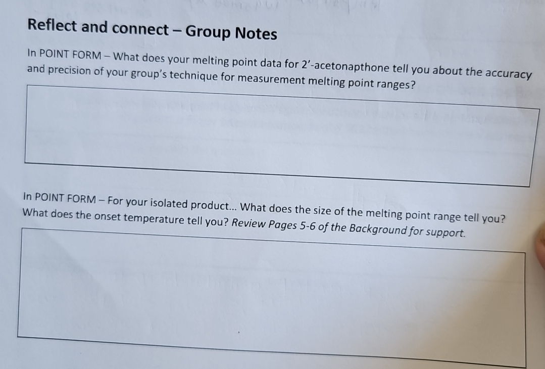 Solved Reflect and connect - ﻿Group NotesIn POINT FORM - | Chegg.com