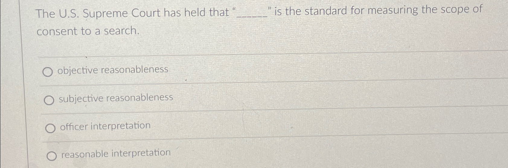 Solved The U.S. ﻿Supreme Court has held that " " ﻿is the | Chegg.com