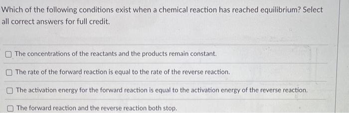 Solved Which of the following conditions exist when a | Chegg.com